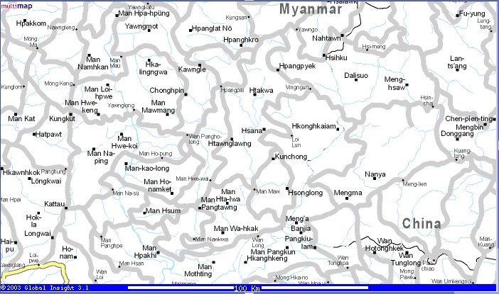 SOAS Wa Dictionary Project - Wa-related Maps